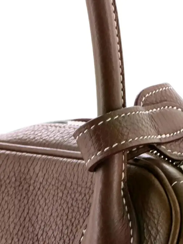 Hermès Lindy Bag Clemence 30 Shoulder Bag - Grey