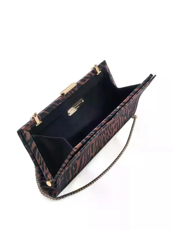 Carolina Herrera Pats Leopard-print Clutch Bag