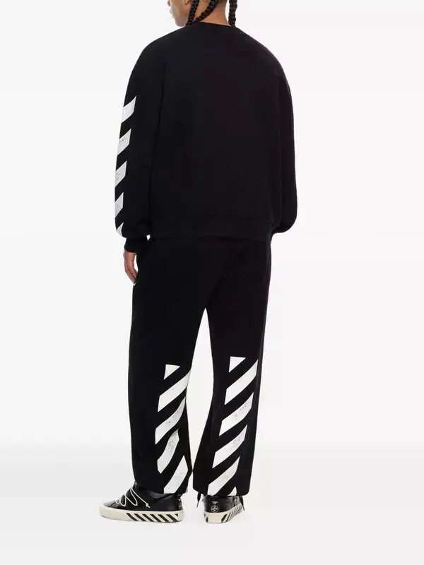 L/AB C/O OFF-WHITE X L/ab Diagonal Logo-print Track Pants