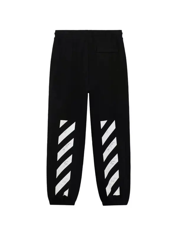 L/AB C/O OFF-WHITE X L/ab Diagonal Logo-print Track Pants