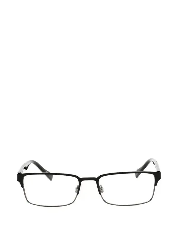 Hugo Rectangle-frame Glasses - Black