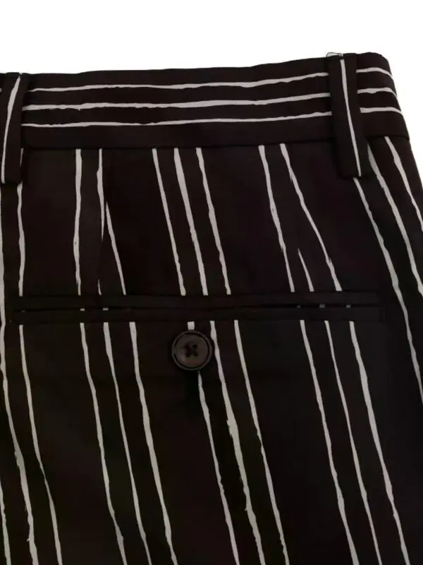 Dolce & Gabbana Striped Cotton Shorts