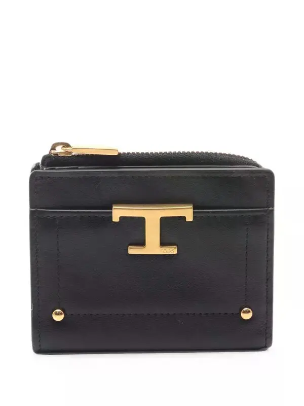 TOD'S 2010s T Timeless Bi-fold Wallet - Black