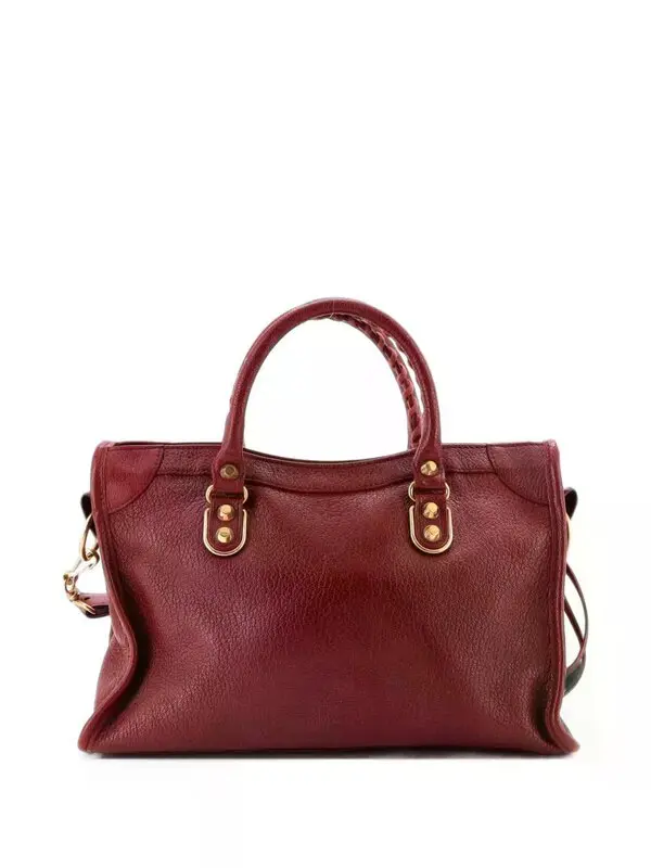 Balenciaga City Classic Metallic Edge Bag Leather Small Satchel