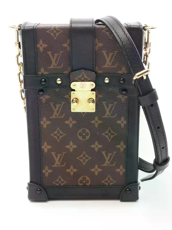 LOUIS VUITTON 2019 Monogram Pochette Trunk Verticale Crossbody Bag