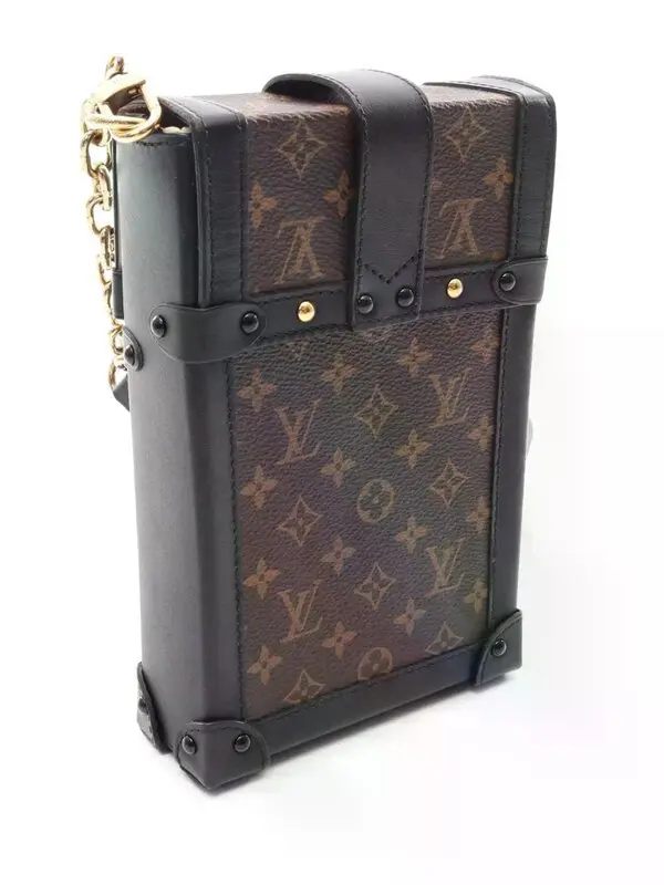 LOUIS VUITTON 2019 Monogram Pochette Trunk Verticale Crossbody Bag