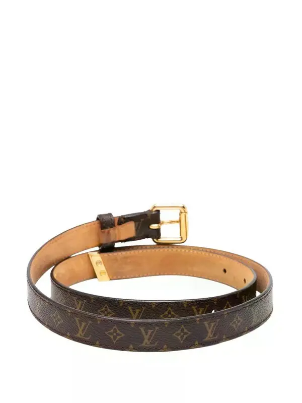 LOUIS VUITTON 2004 Monogram Ellipse Belt