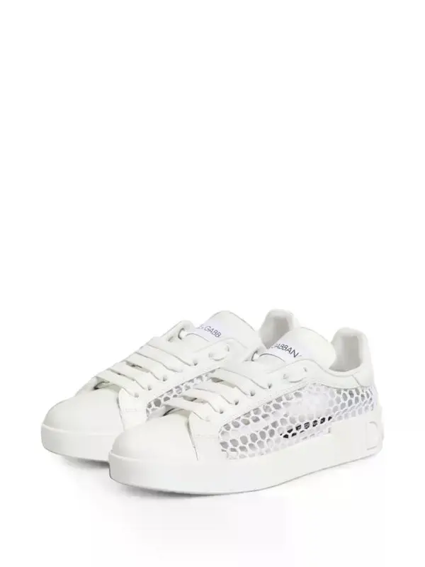 Dolce & Gabbana Mesh-panel Low-top Sneakers