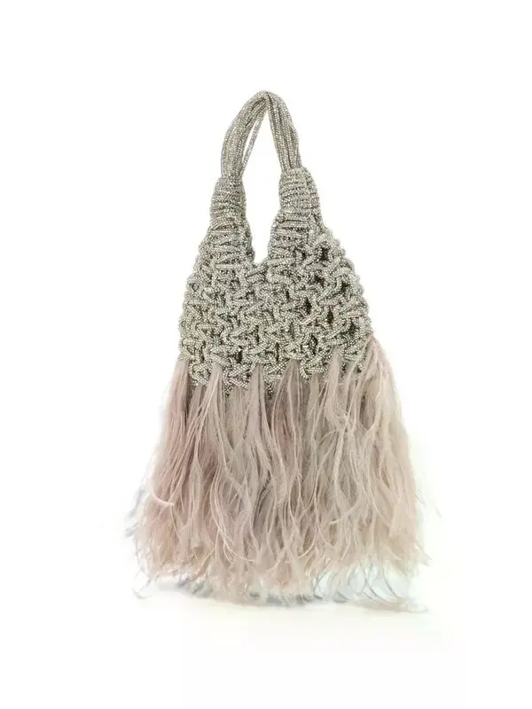 HIBOURAMA Mini Vannifique Plumes Tote Bag