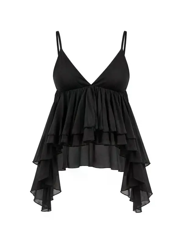 KAOS Ruffled Tiered Top