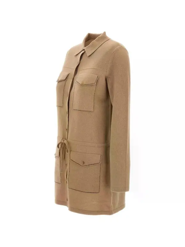 Guest In Residence Industry Cashmere Mini Dress - Neutrals