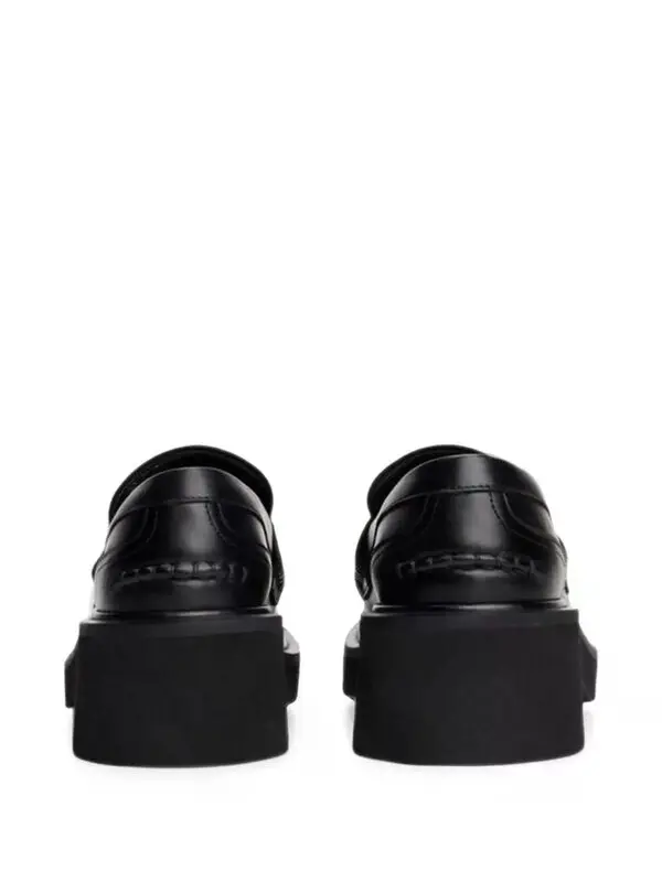 Tommy Hilfiger Logo-plaque Leather Loafers