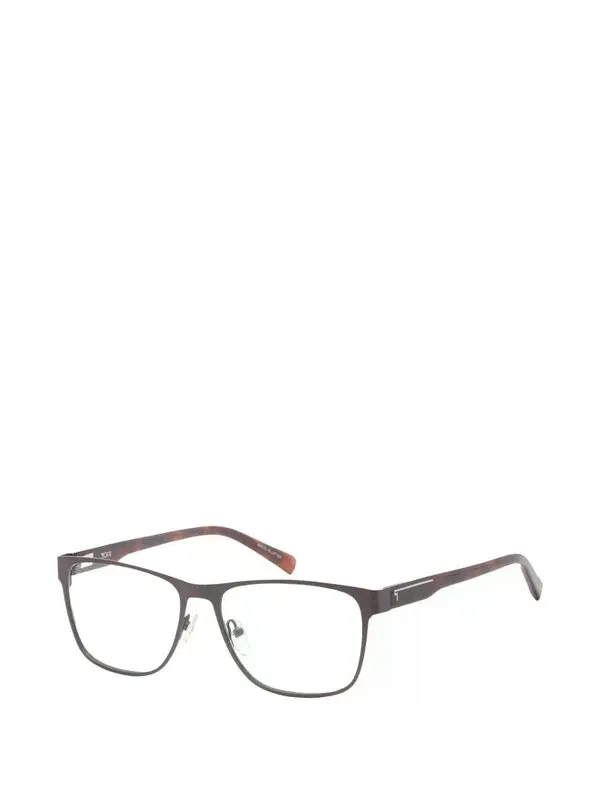 Tumi Tortoiseshell-effect Rectangle-frame Glasses