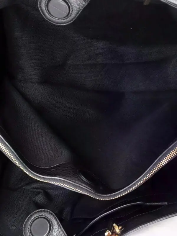 Gucci Bamboo Shopper Leather Large Tote Bag