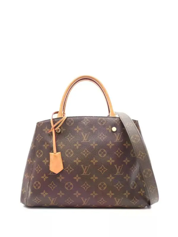LOUIS VUITTON 2017 Monogram Montaigne Mm Satchel
