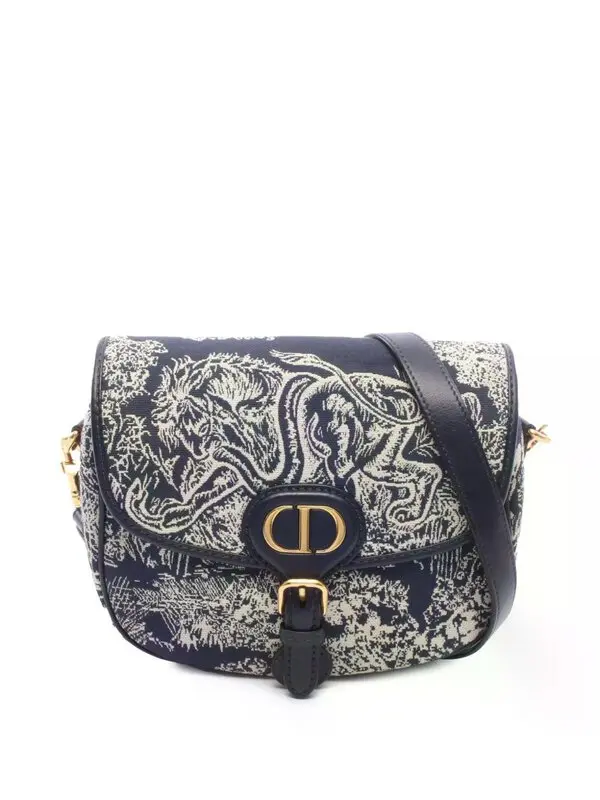 Dior 2000-2026 Medium Toile De Jouy Bobby Crossbody Bag