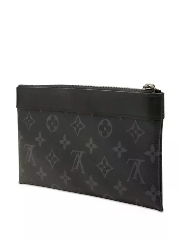 LOUIS VUITTON 2021 Monogram Eclipse Pochette Discovery Pm Clutch Bag
