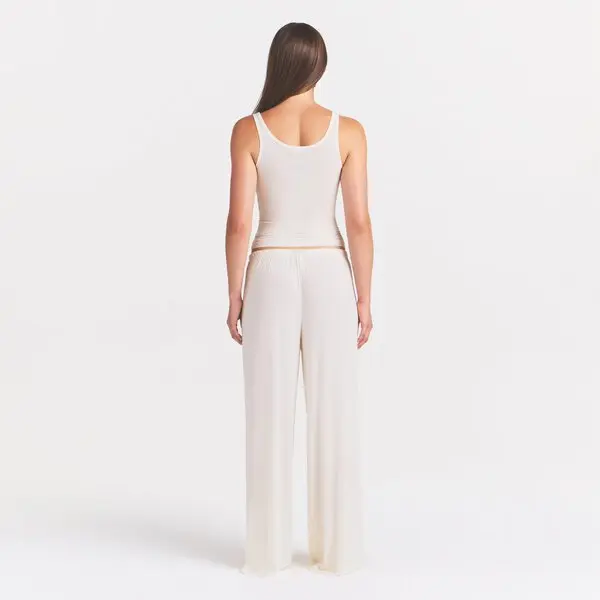 SKIMS Cloud Sleep Pants | White | Small