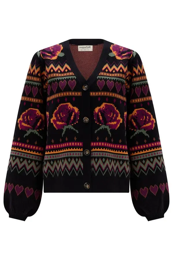 SUGARHILL BRIGHTON Adrian Cardigan Roses