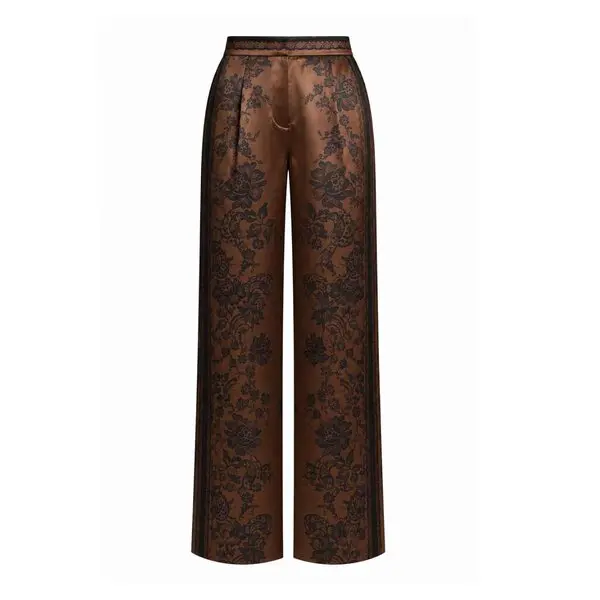RAISHMA Jemma Chocolate Trousers - Brown