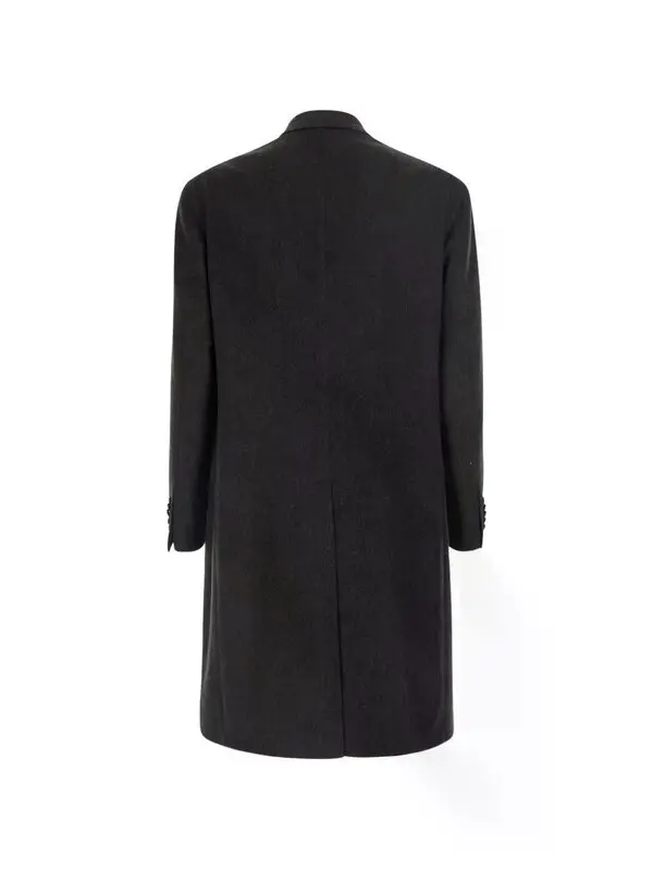 Tagliatore Double-breasted Peaked-lapels Coat - Brown