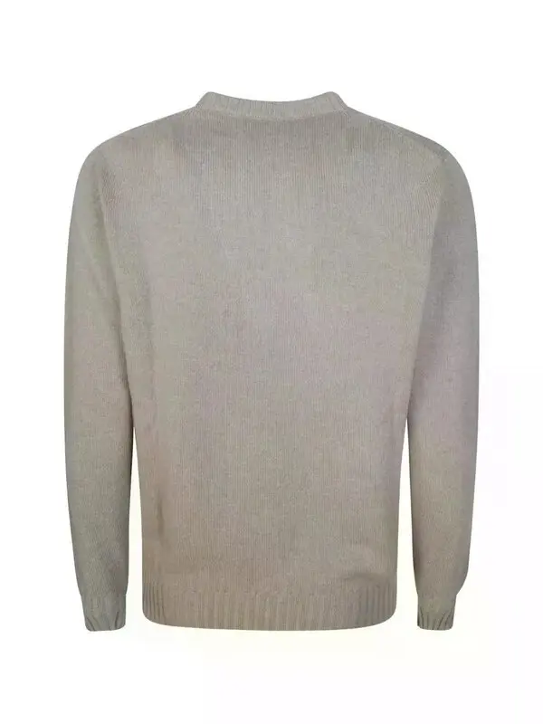 FILIPPO DE LAURENTIIS Ribbed-knit Crew-neck Sweater