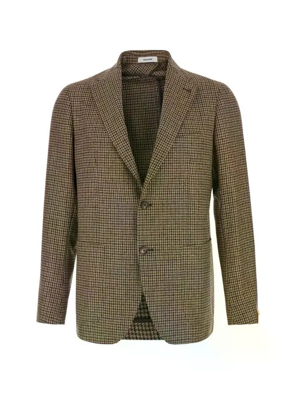 Tagliatore Monte Carlo Houndstooth-pattern Blazer