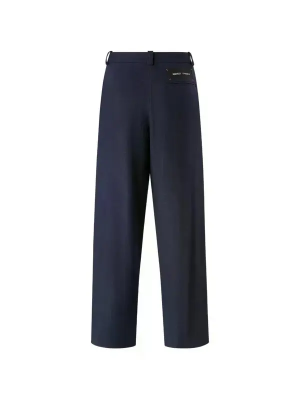 Pinko Logo-patch Straight-leg Trousers