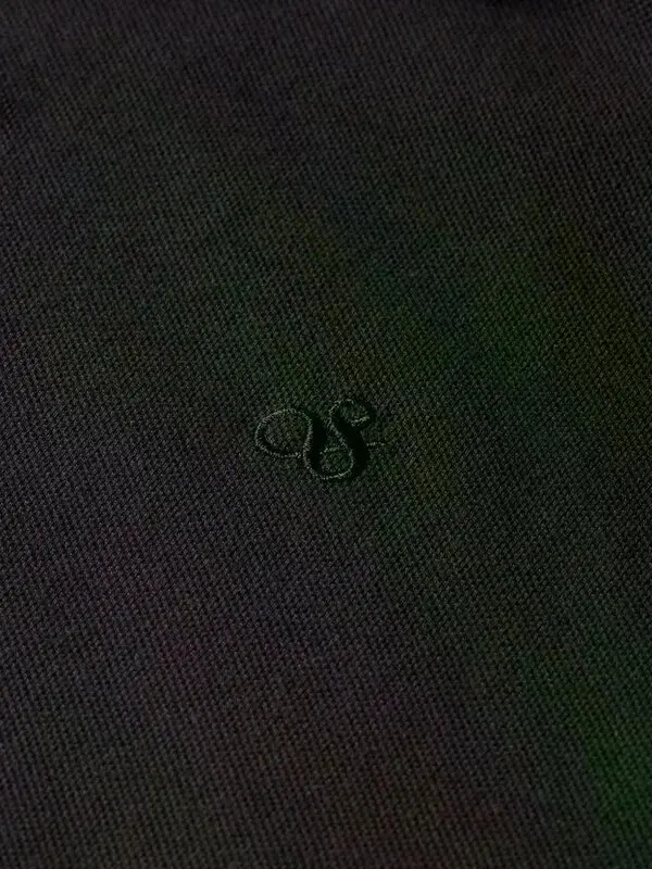 Scotch & Soda Logo-embroidered Piqué Polo Shirt