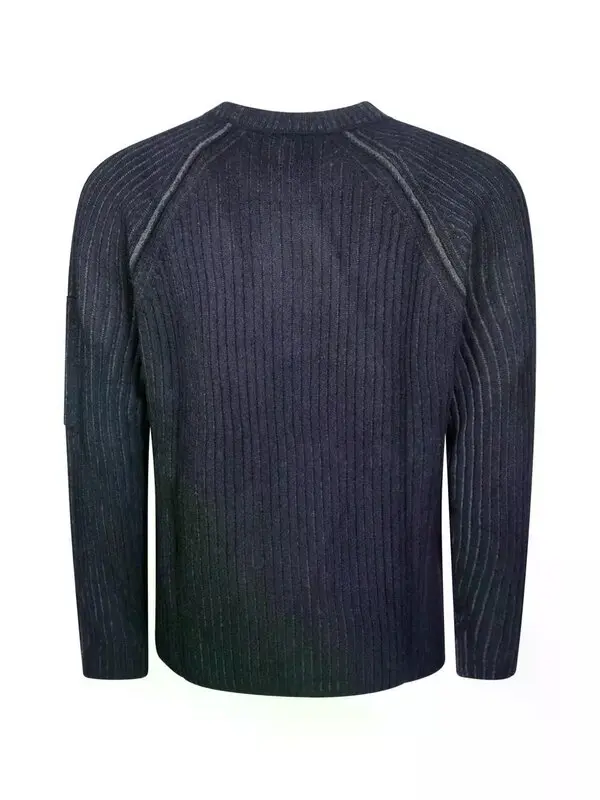 C.P. COMPANY Fleece-knit Lens Crewneck Sweater