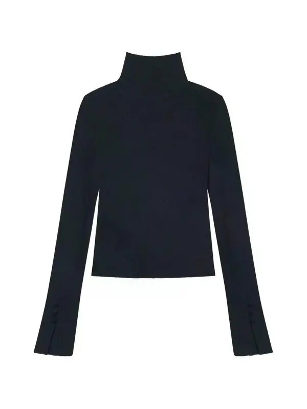 A.L.C. Jett Button-cuff Sweater - Black
