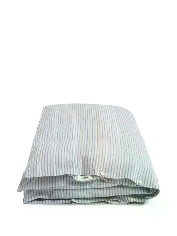 TEKLA Striped Percale Duvet Cover