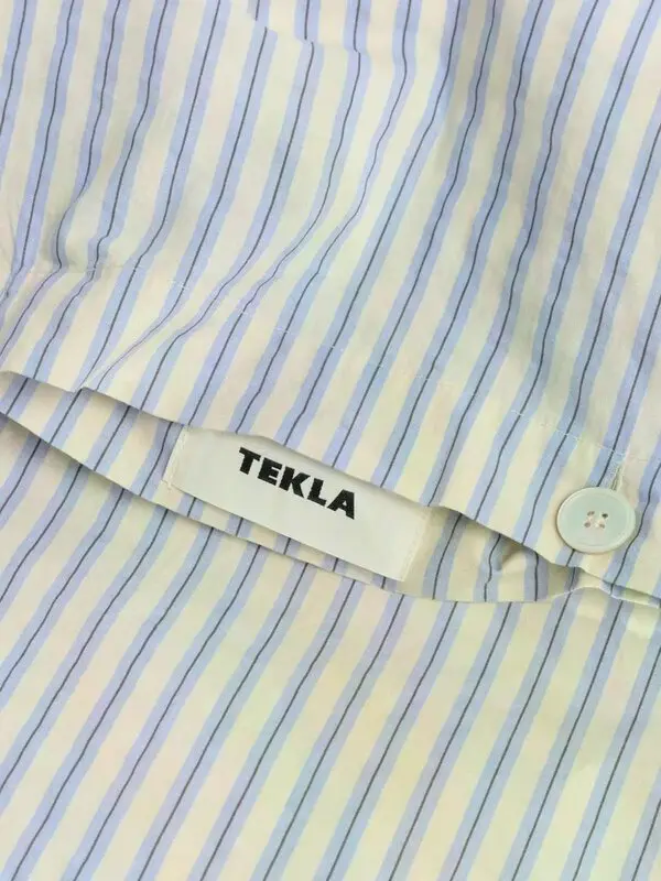 TEKLA Striped Percale Duvet Cover