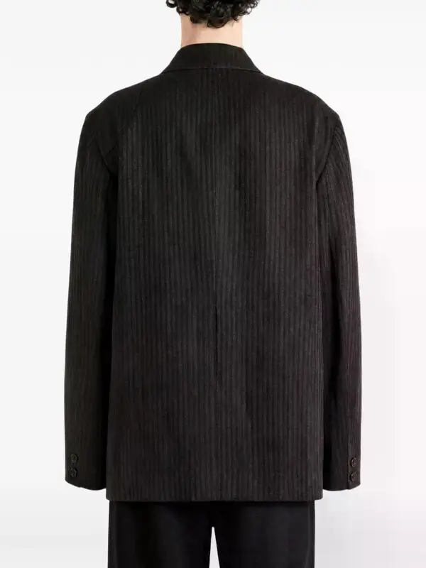 TAIGA TAKAHASHI Pinstripe Double-breasted Jacket