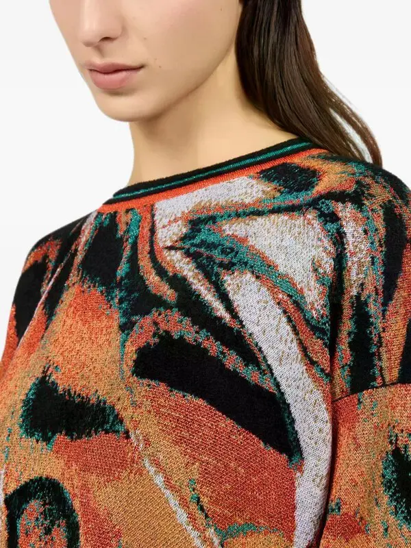Roberto Cavalli Abstract-print Sweater