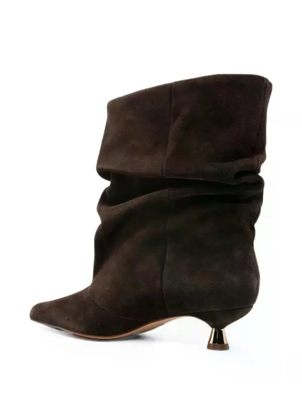 ALMA EN PENA Slouchy Pointed-toe Ankle Boots