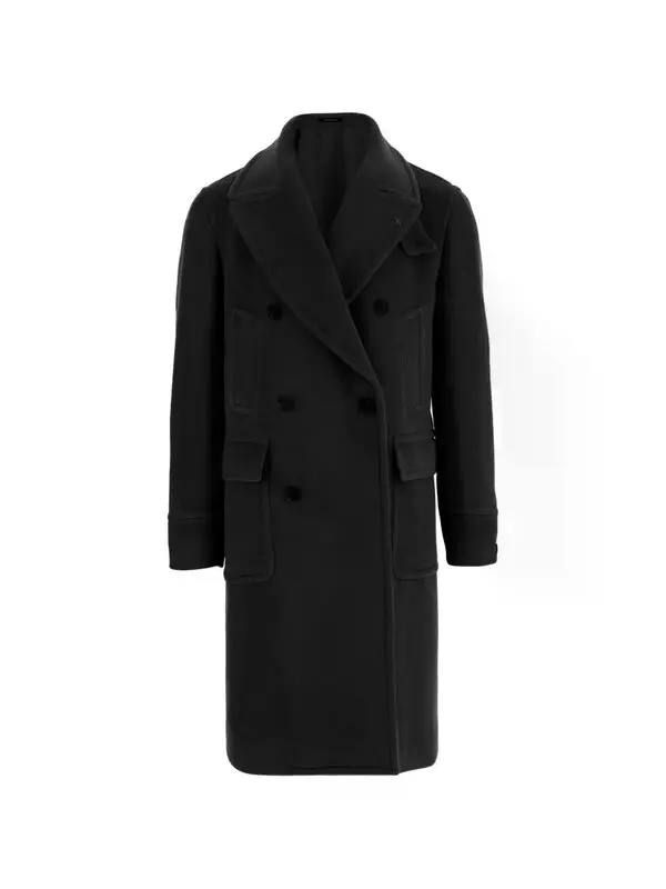 Tagliatore Double-breasted Wool Coat