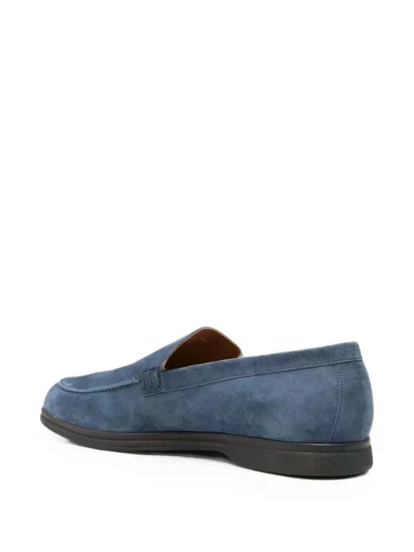 Cesare Attolini Suede Slip-on Loafers