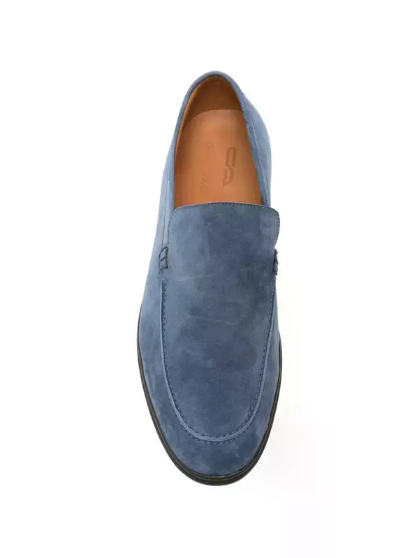 Cesare Attolini Suede Slip-on Loafers
