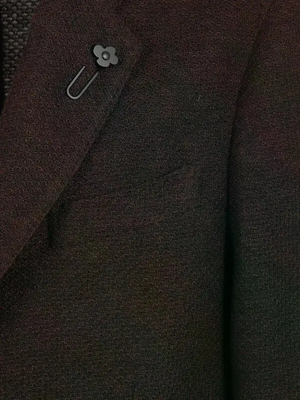 LARDINI Flower-detail Wool Blazer
