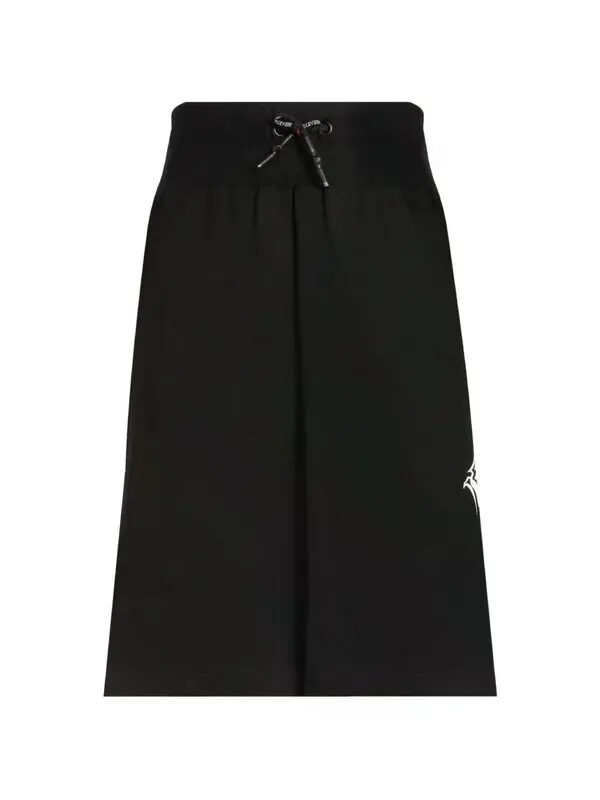 Roberto Cavalli Logo-print Drawstring-waist Skirt