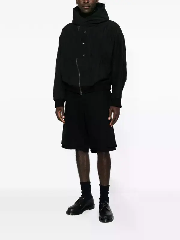 INDIVIDUAL SENTIMENTS Crinkled-finish Hooded Jacket