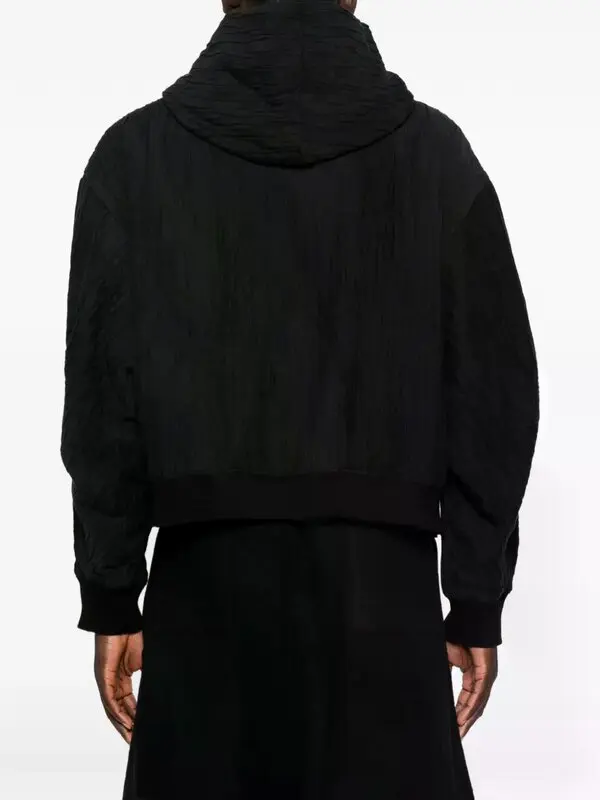 INDIVIDUAL SENTIMENTS Crinkled-finish Hooded Jacket