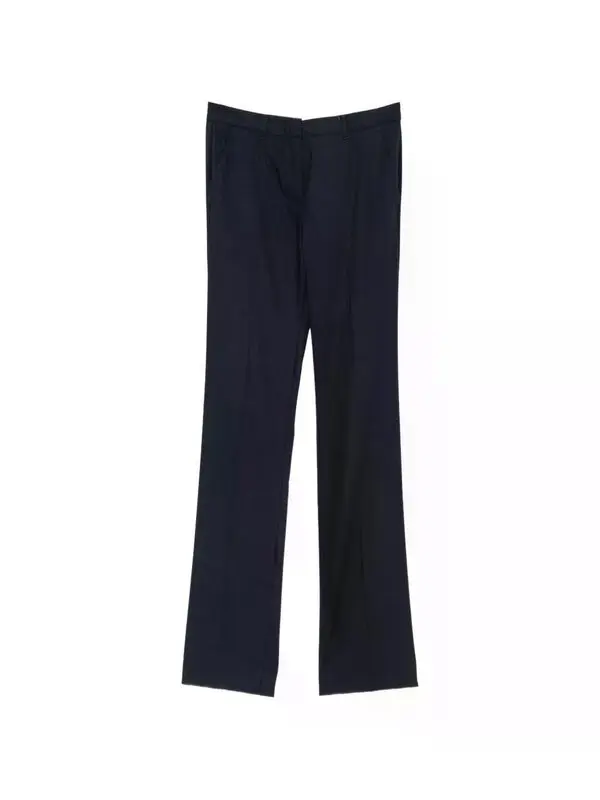 Marella Pressed-crease Straight-leg Trousers