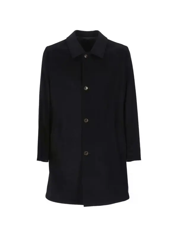 ON THE BUND Single-breasted Wool-blend Coat