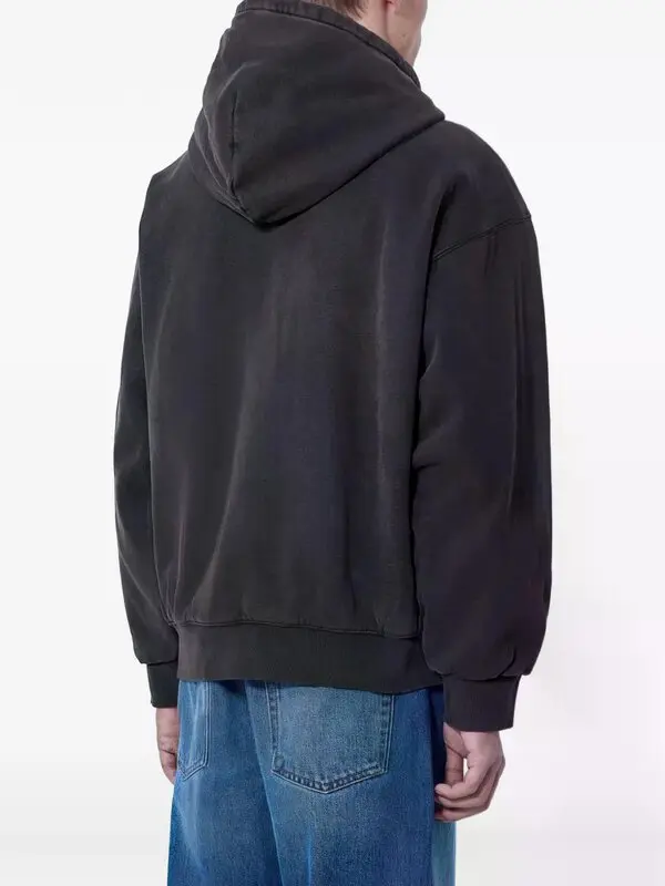 Carhartt Work In Progress Logo-patch Zip-up Hoodie