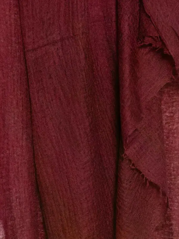 MOULETA Frayed-edge Scarf