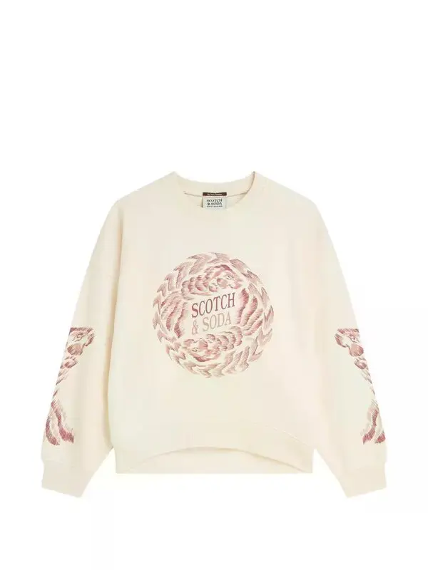 Scotch & Soda Logo-print Sweatshirt