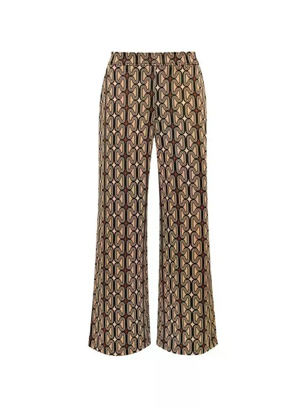Malìparmi Chain-motif Flared Trousers