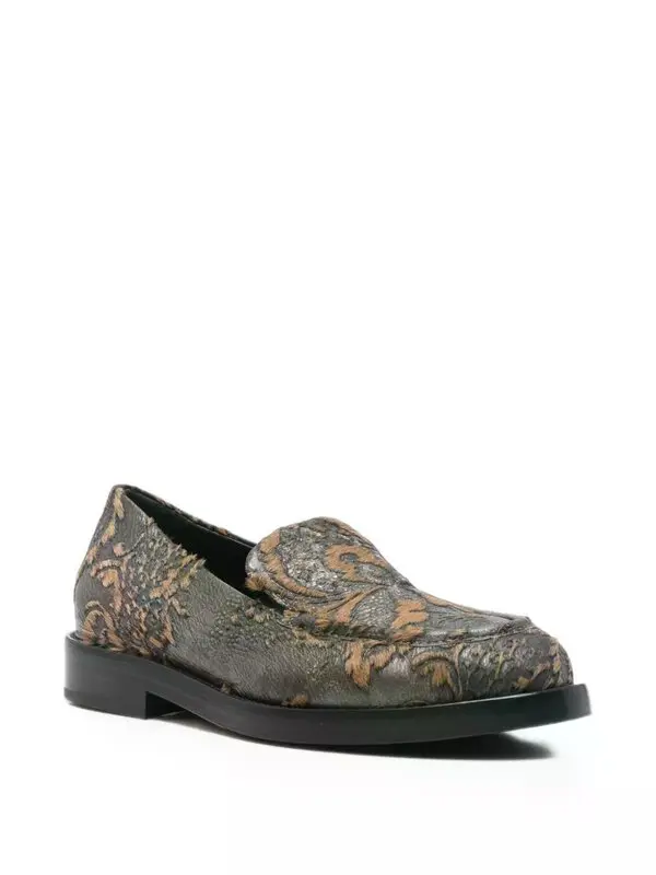 Agl Zenit Floral-jacquard Loafers